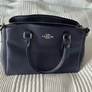 Coach | Bags | Authentic Navy Coach Crossbody | Poshmark